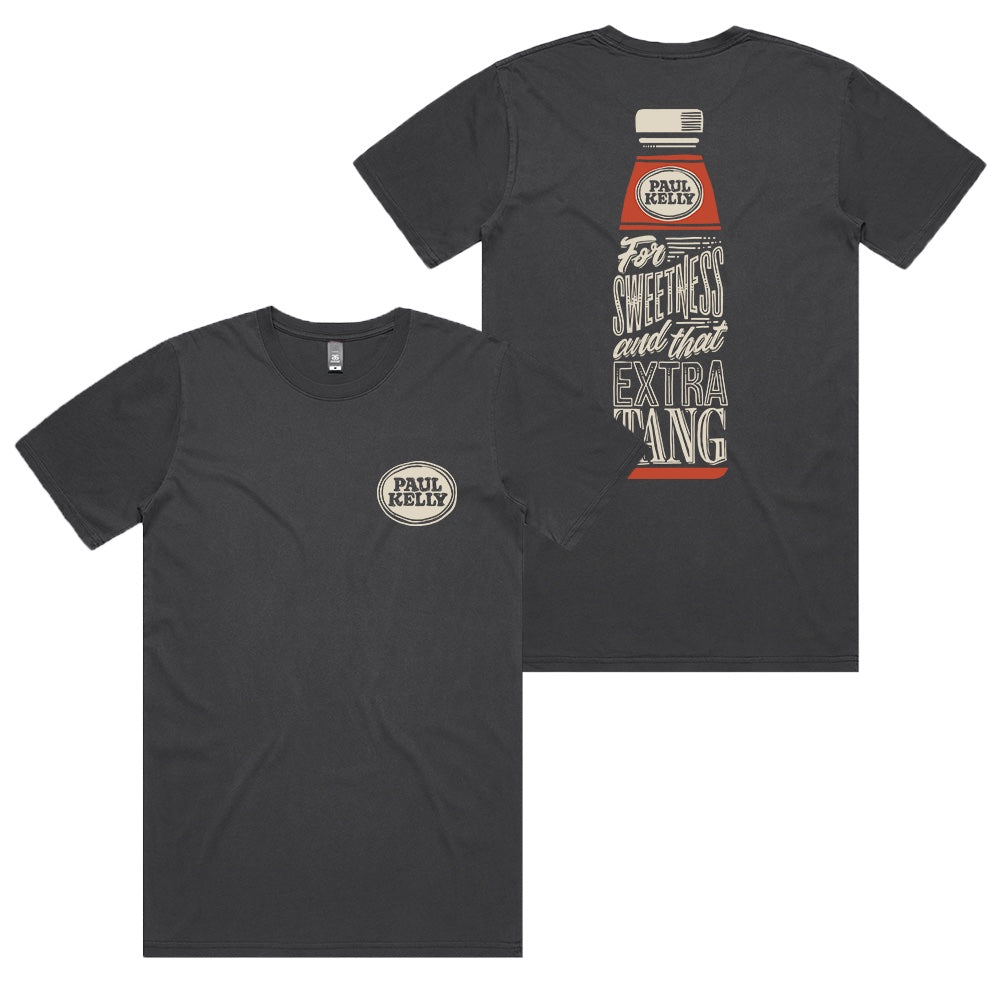 Extra Tang Faded Black T-Shirt | Paul Kelly Official Store