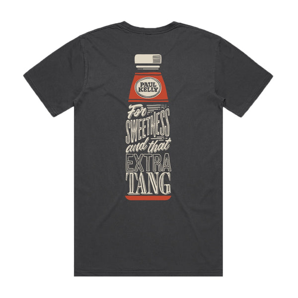 Extra Tang Faded Black T-Shirt | Paul Kelly Official Store